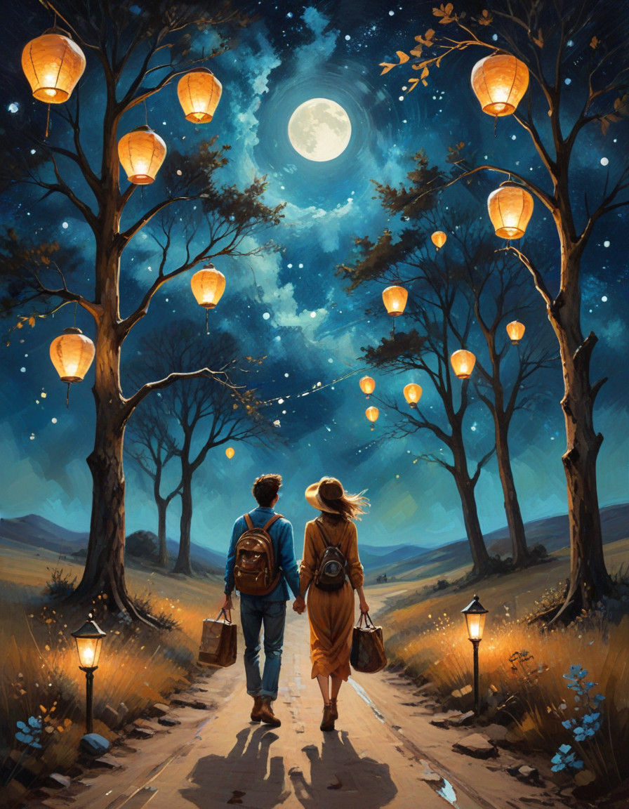 A well lit path of travel - A well lit path of travel