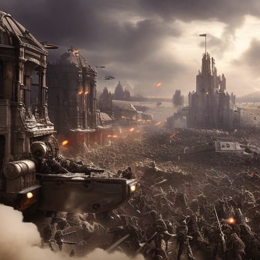 Battlefield - AI Generated Artwork - NightCafe Creator