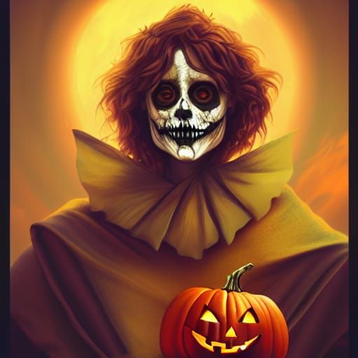 Halloween Tarot Series: The Fool - AI Generated Artwork - NightCafe Creator