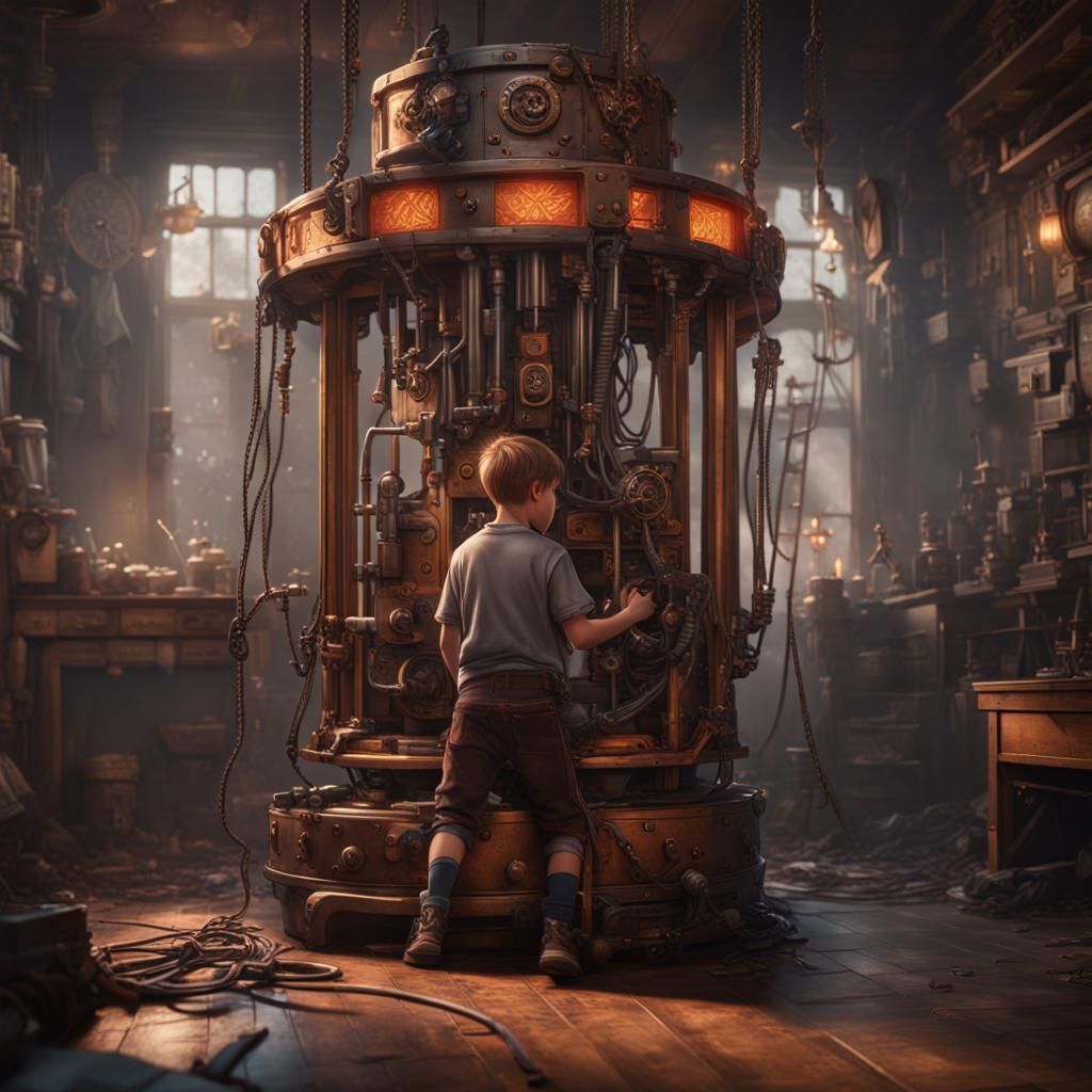 The Time Machine - AI Generated Artwork - NightCafe Creator