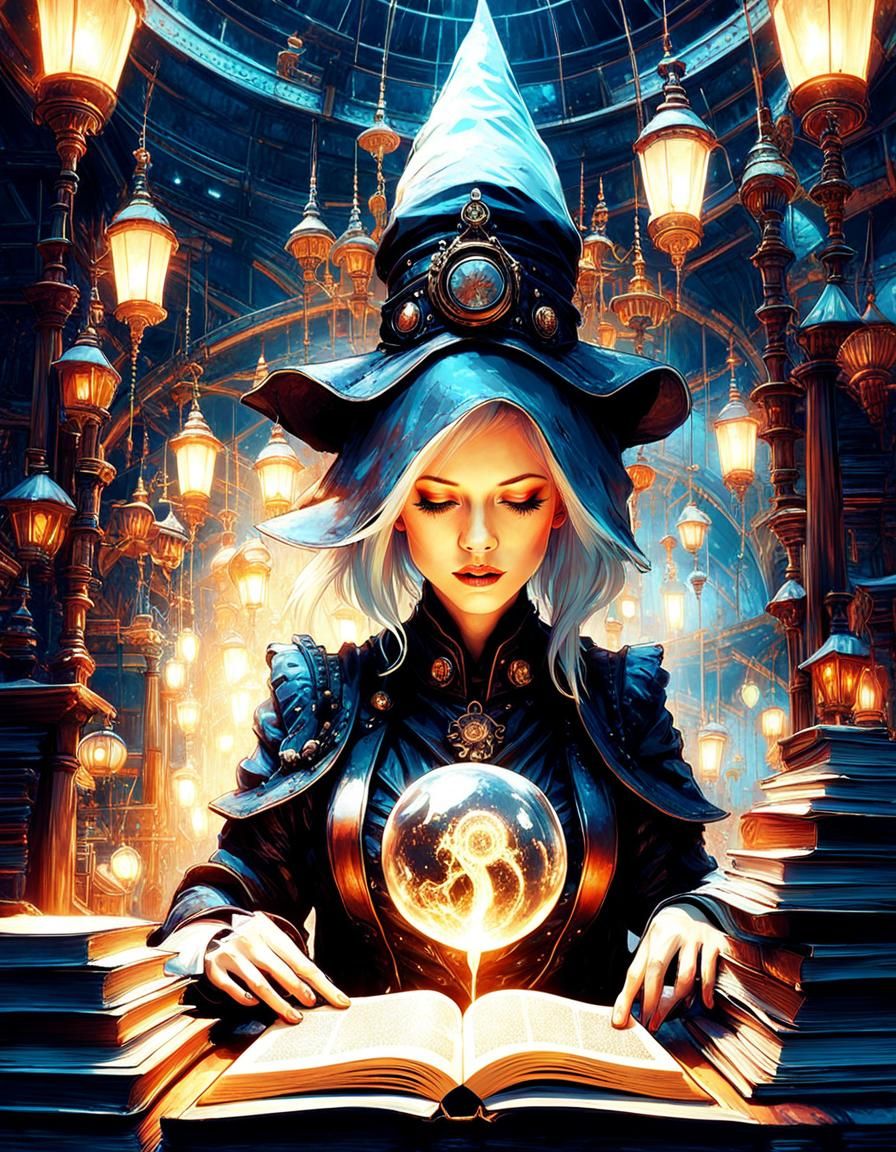 Learning magic - AI Generated Artwork - NightCafe Creator