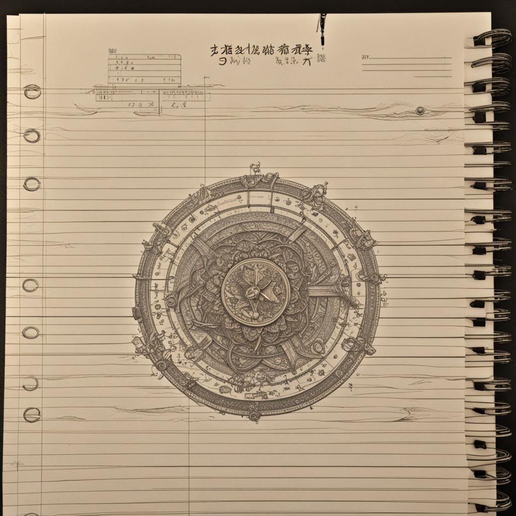 A Notebook - AI Generated Artwork - NightCafe Creator