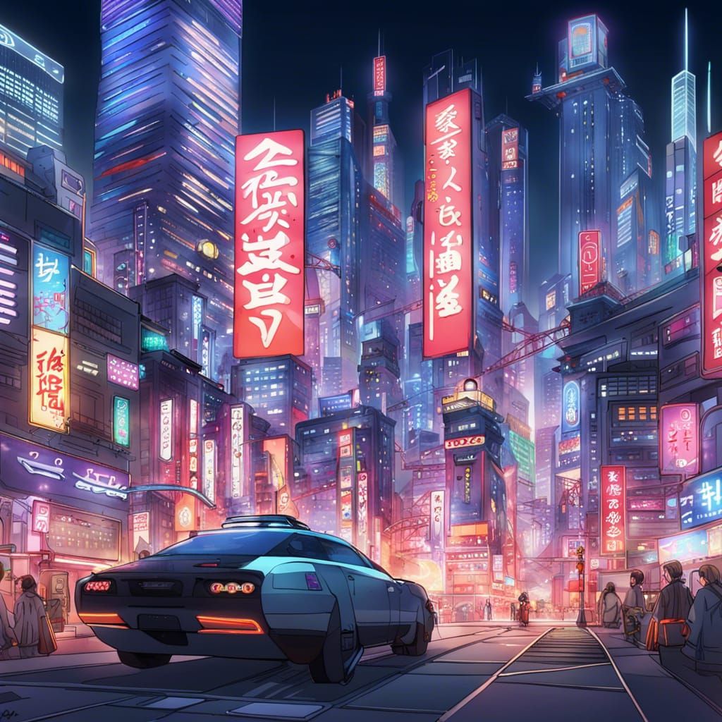 Futuristic Tokyo - AI Generated Artwork - NightCafe Creator