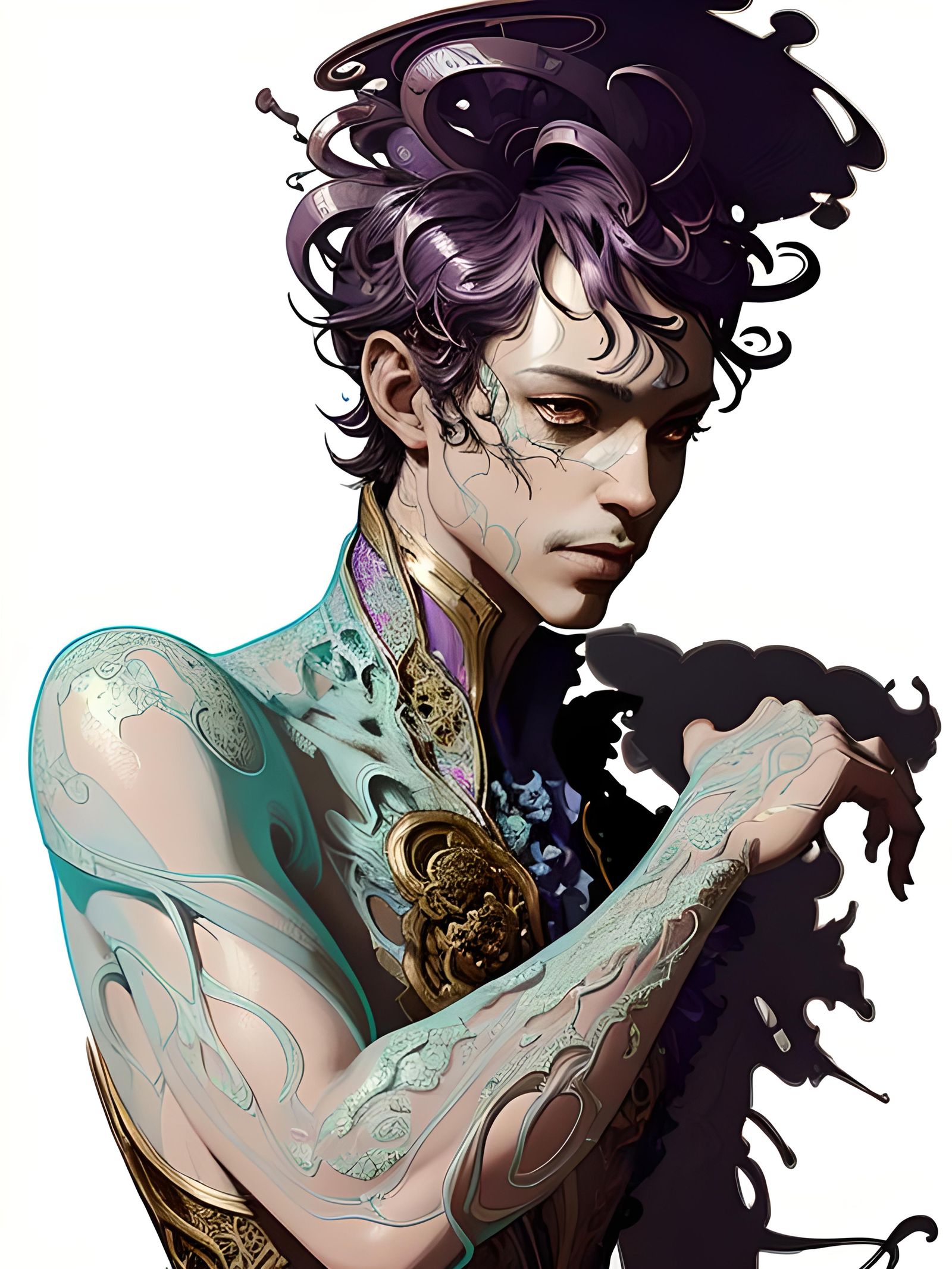 Prince the musician - AI Generated Artwork - NightCafe Creator