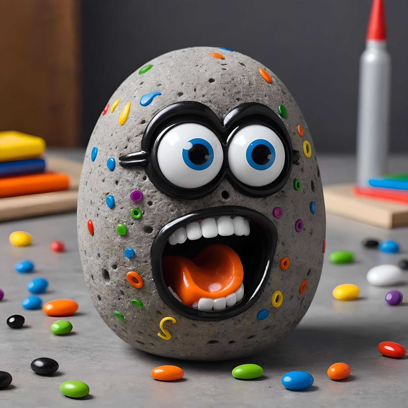 Pet Rock (2) - AI Generated Artwork - NightCafe Creator