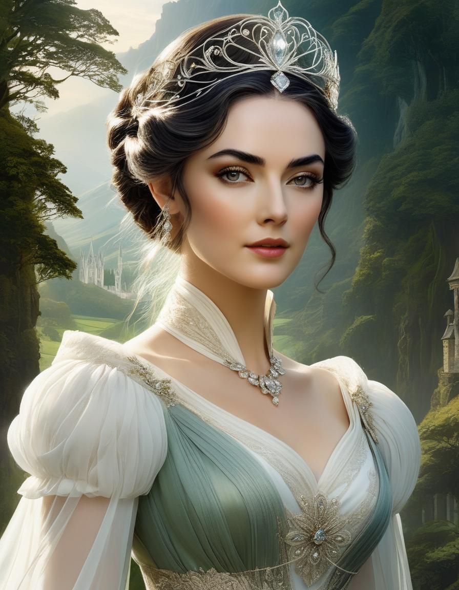 Elven Jane Austen Princess - AI Generated Artwork - NightCafe Creator
