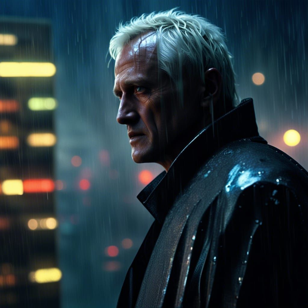 Roy Batty "Tears In Rain" - AI Generated Artwork - NightCafe Creator