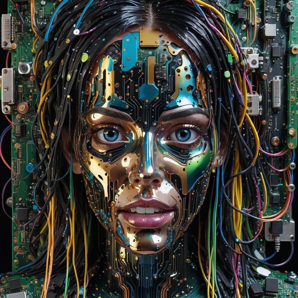 Bio-modified Selfie - AI Generated Artwork - NightCafe Creator