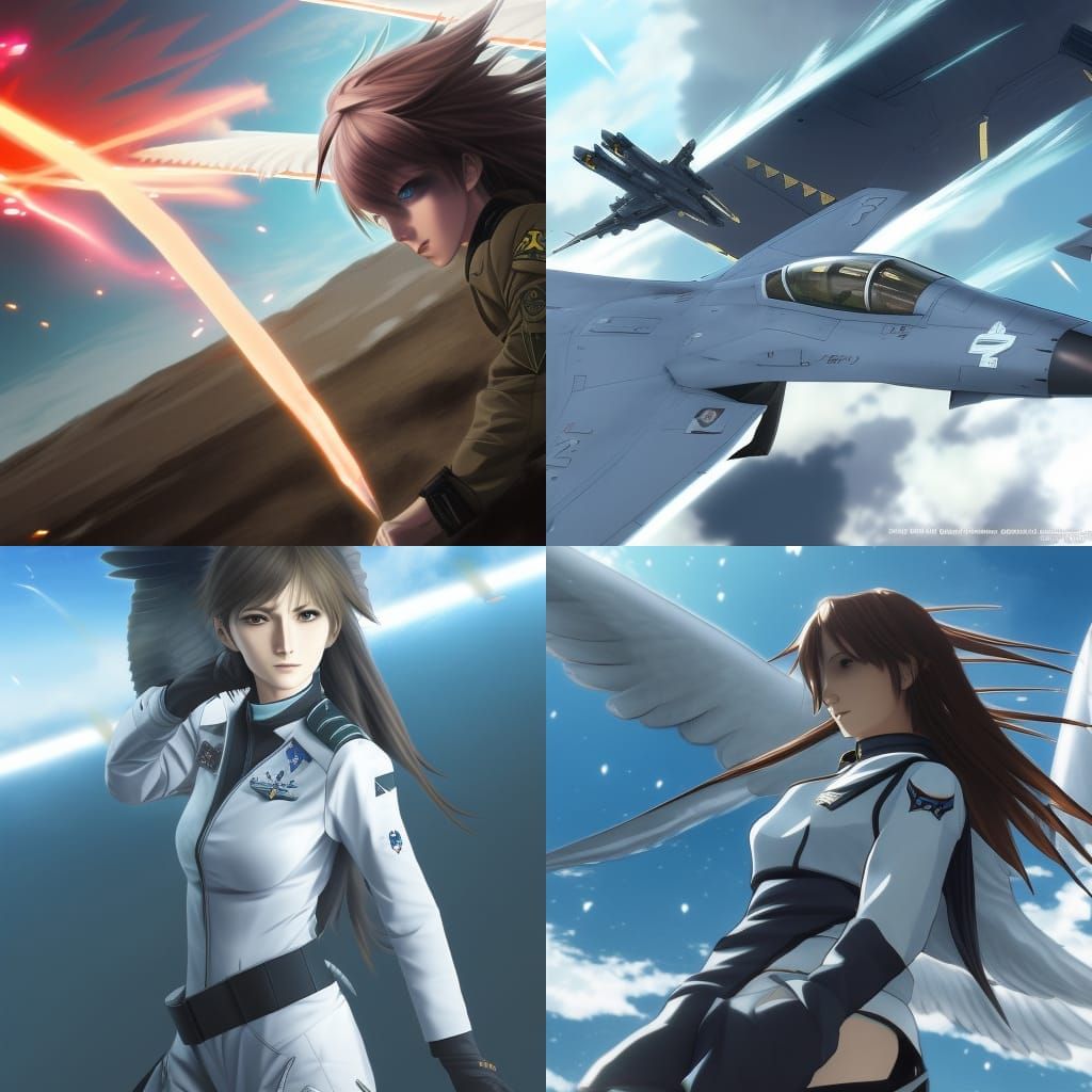 Nikke Rapi, Ace combat 7, Nikke goddess of victory, alicorn, captain ...