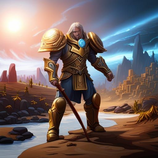 Victorious Paladin - AI Generated Artwork - NightCafe Creator