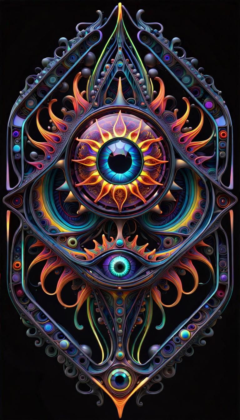 Psy-Eye series ; 11mar24 - AI Generated Artwork - NightCafe Creator