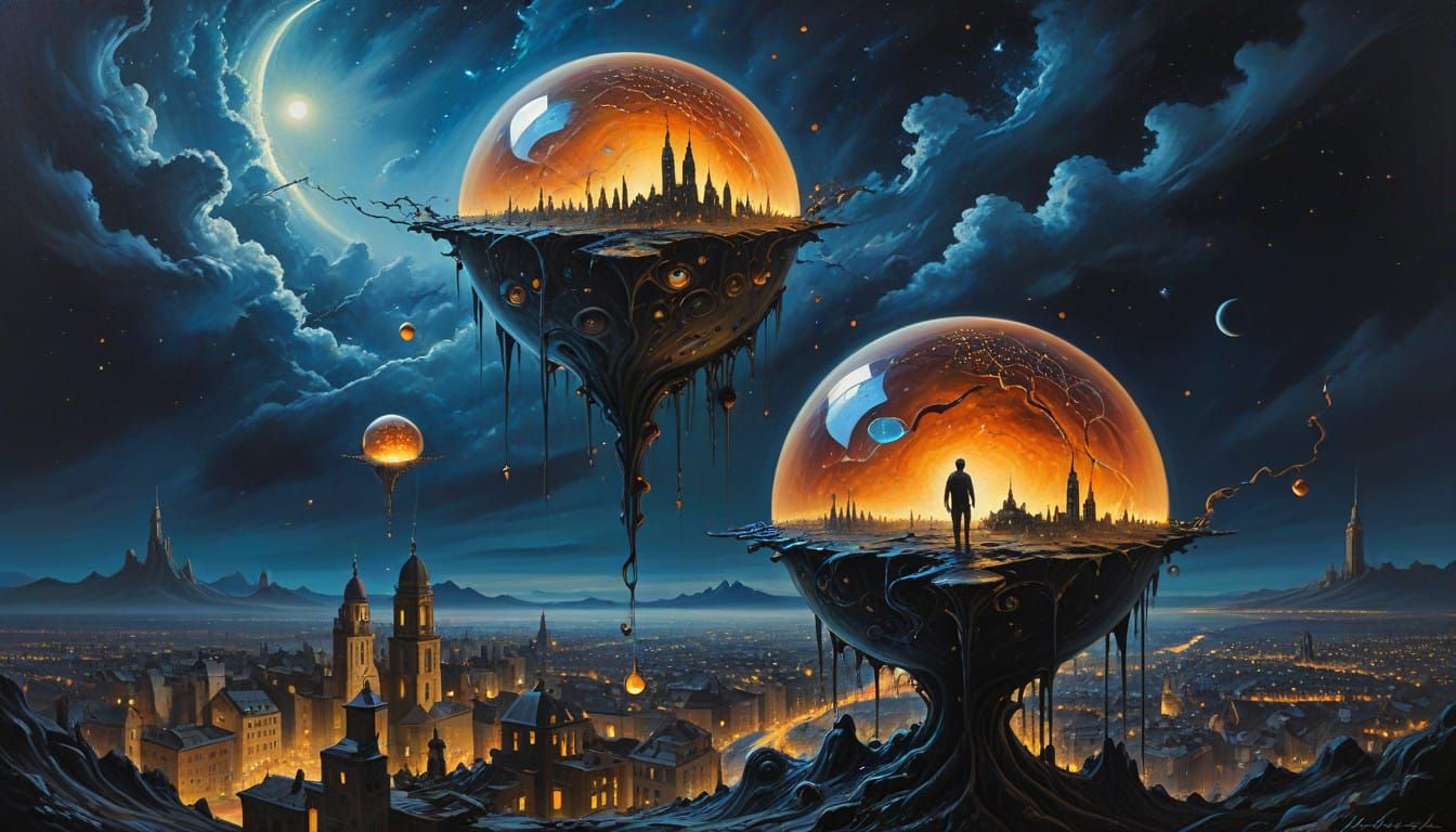 alien-history:sirius B - Surrealist Masterpiece: Elongated B...