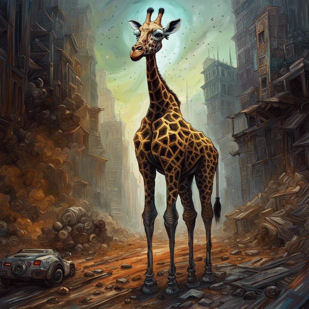 Giraffe - AI Generated Artwork - NightCafe Creator
