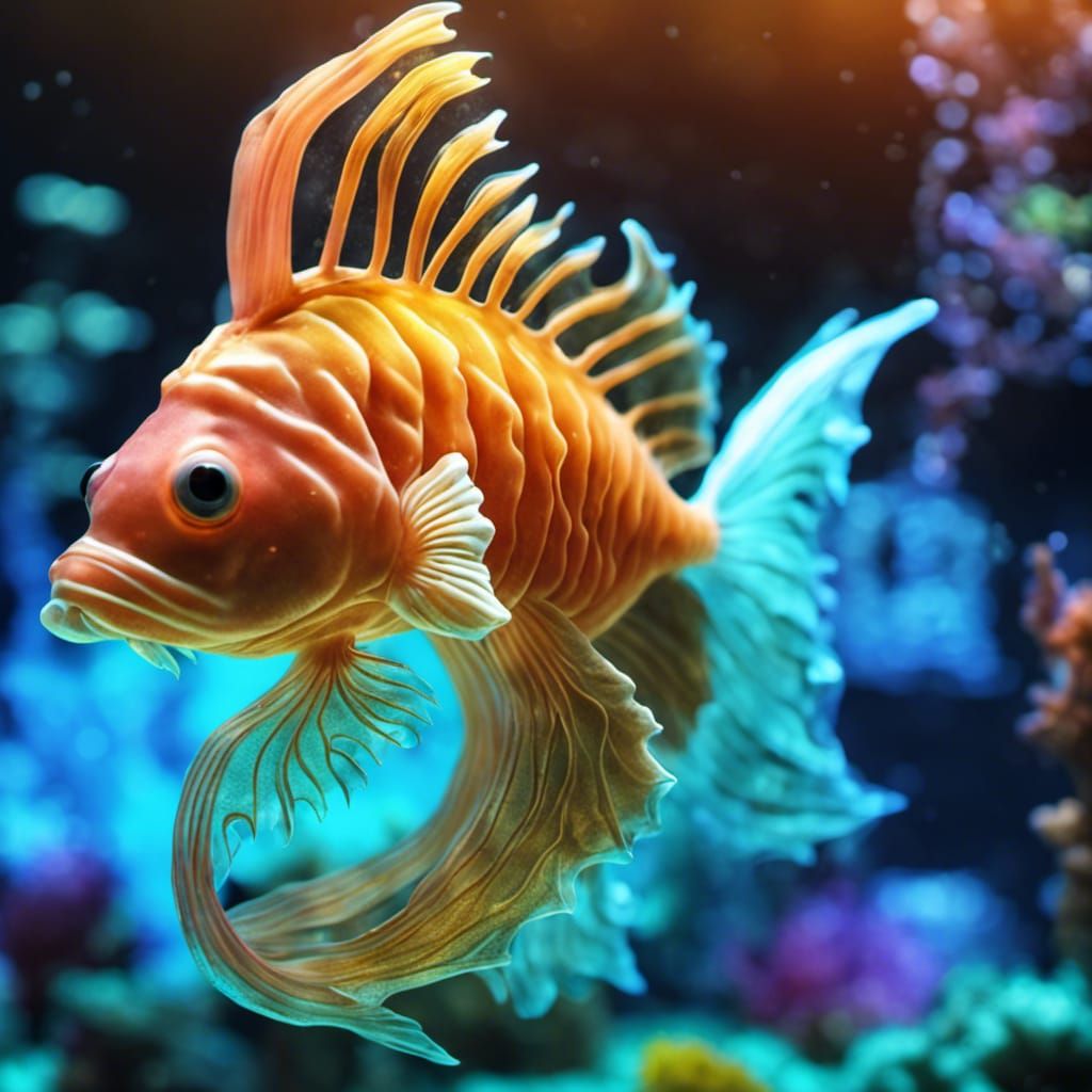 The beauty of a fish - AI Generated Artwork - NightCafe Creator