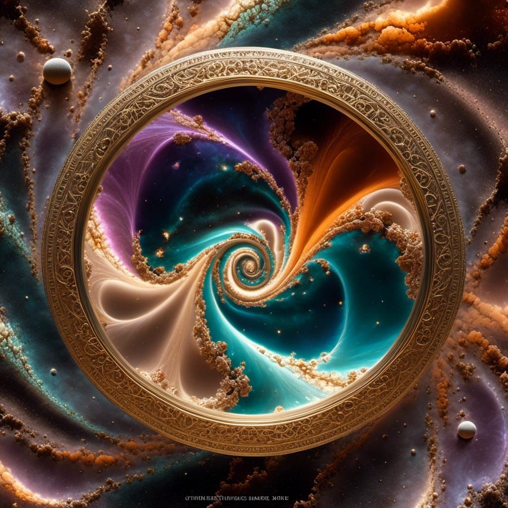 Intricate Cosmic Space Nebulae - AI Generated Artwork - NightCafe Creator