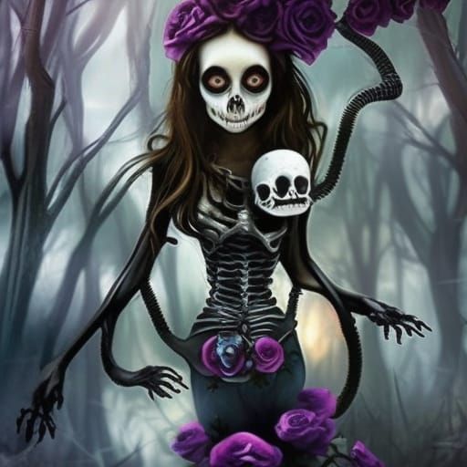 Death Fairy We're not all pretty and shiny - AI Generated Artwork ...