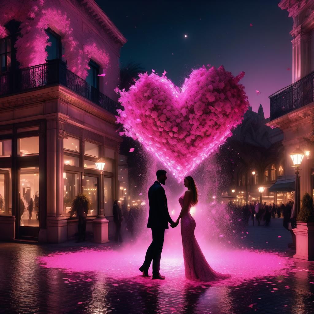 Falling in love - AI Generated Artwork - NightCafe Creator