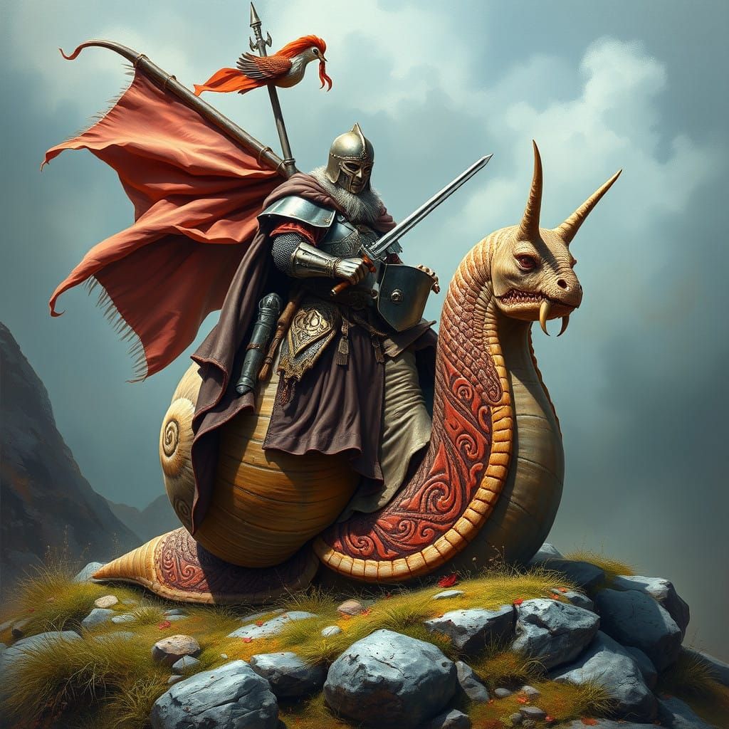 A Knight & His Battle Snail - A Knight & His Battle Snail
