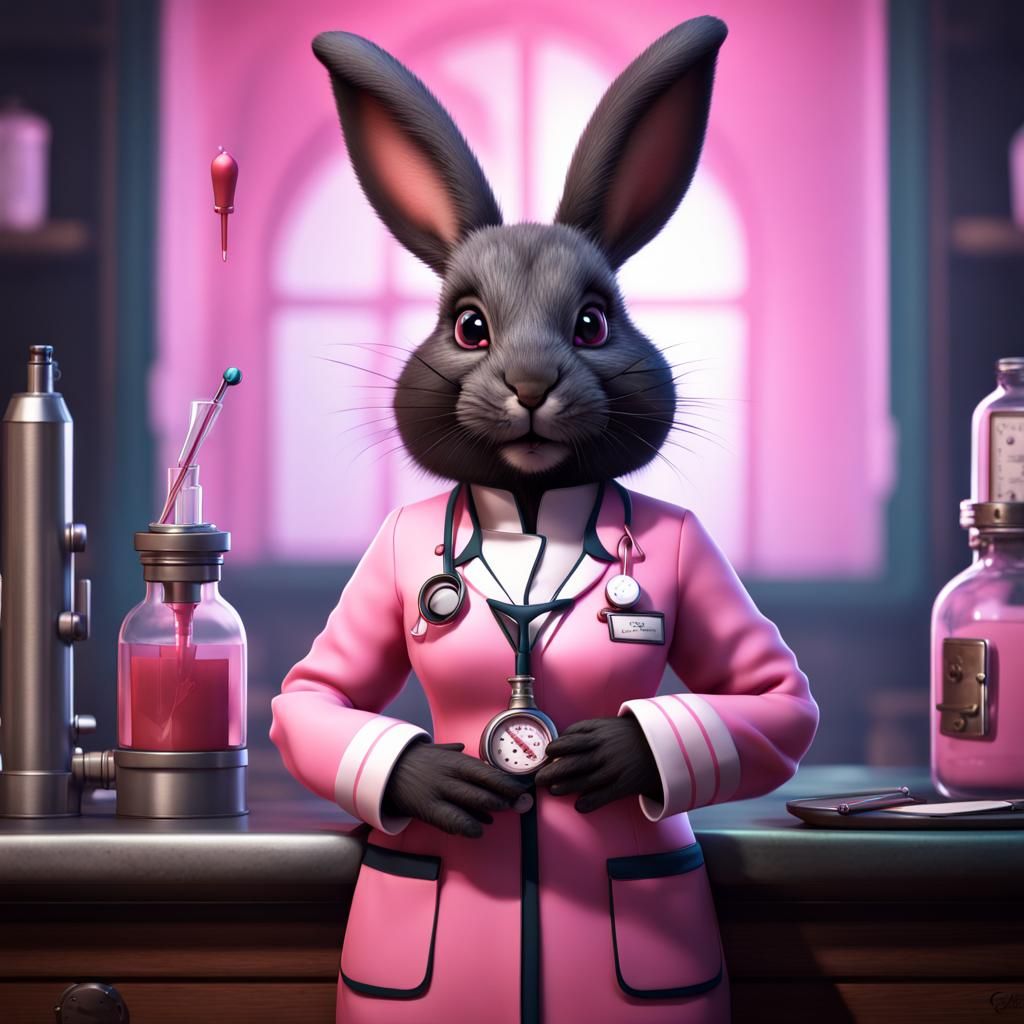 Dr Bunny - AI Generated Artwork - NightCafe Creator