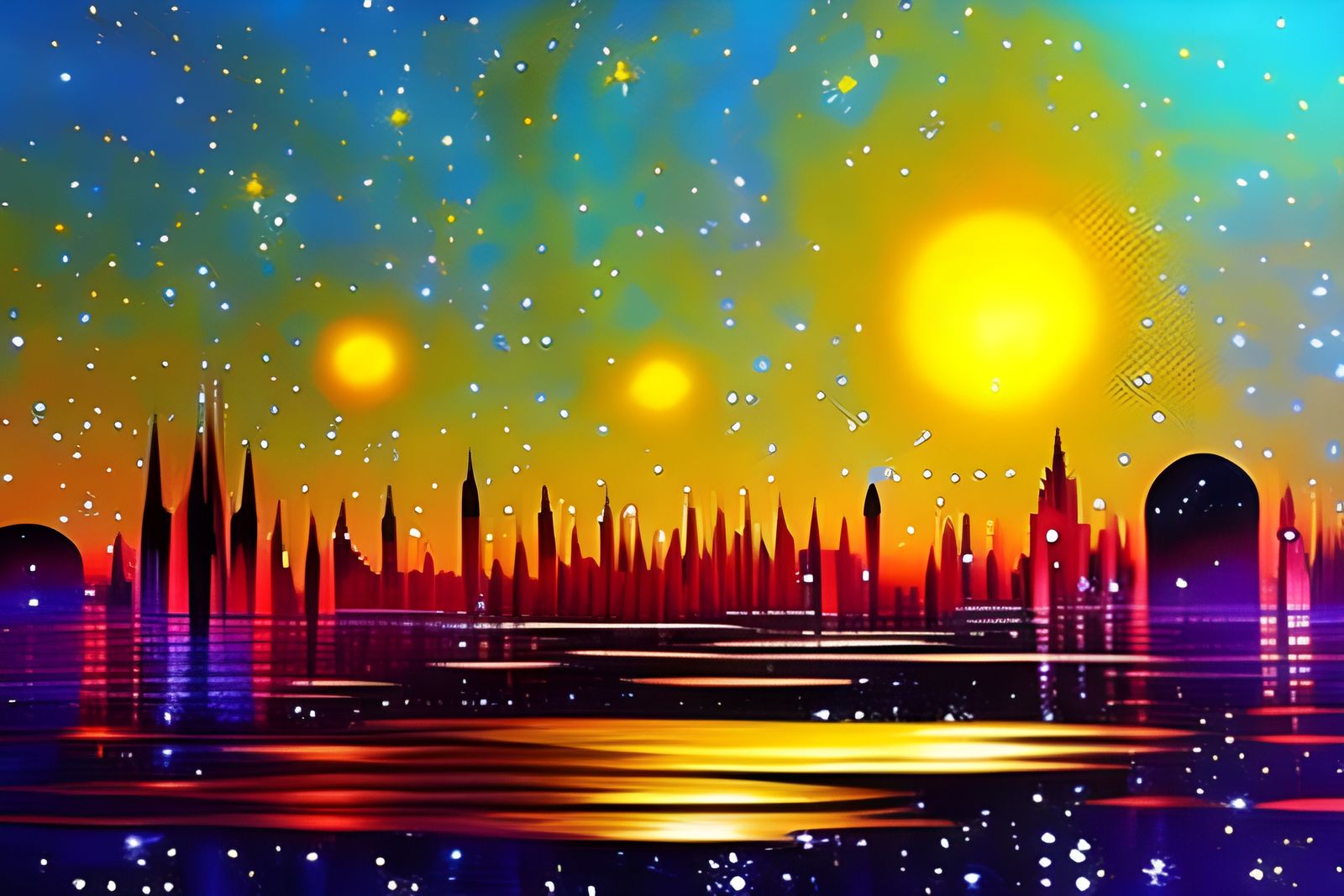 Trisolaris, Chaotic Era - AI Generated Artwork - NightCafe Creator