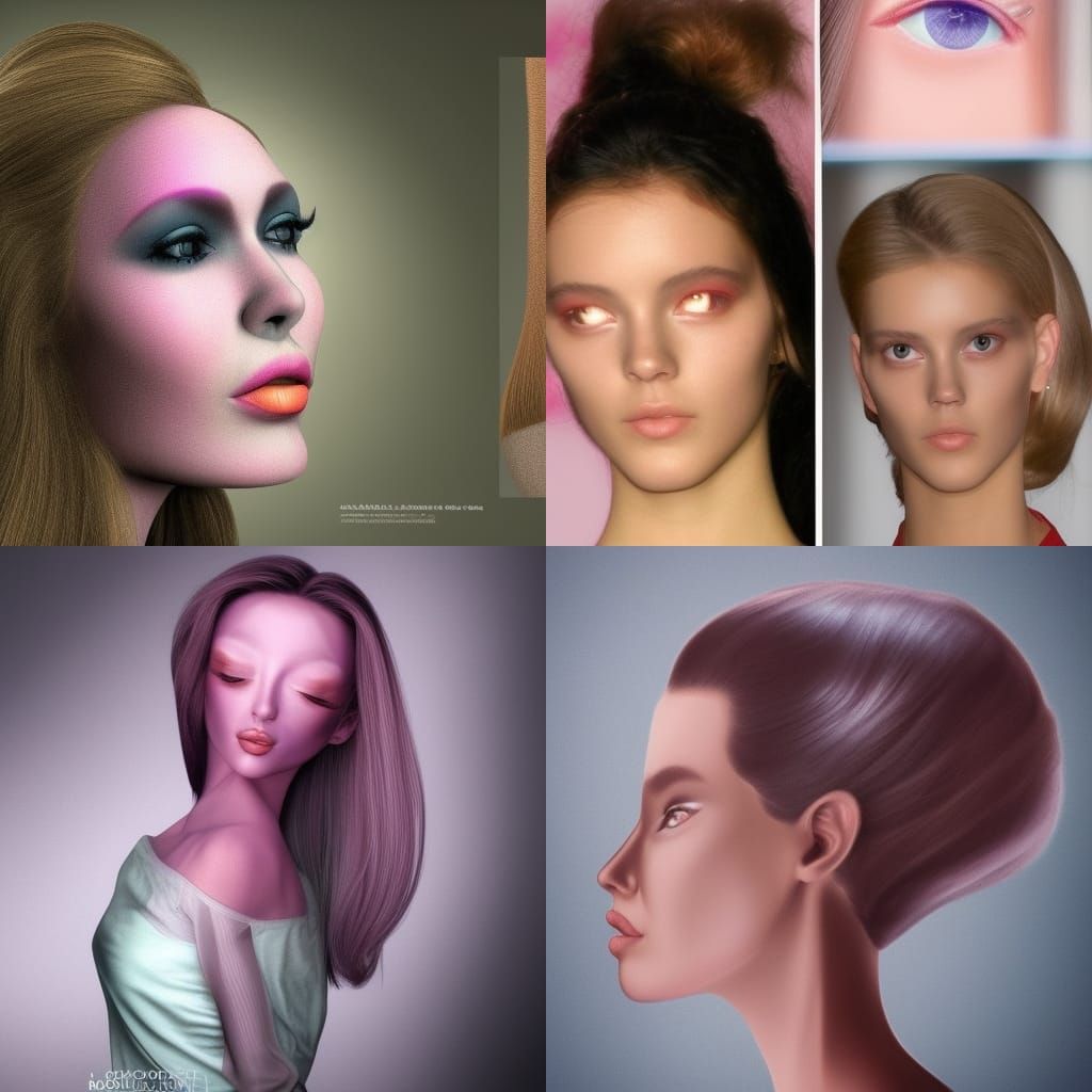 Unrealistic beauty standard - AI Generated Artwork - NightCafe Creator
