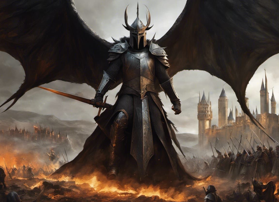 The Witch King of Angmar in Battle - AI Generated Artwork - NightCafe ...