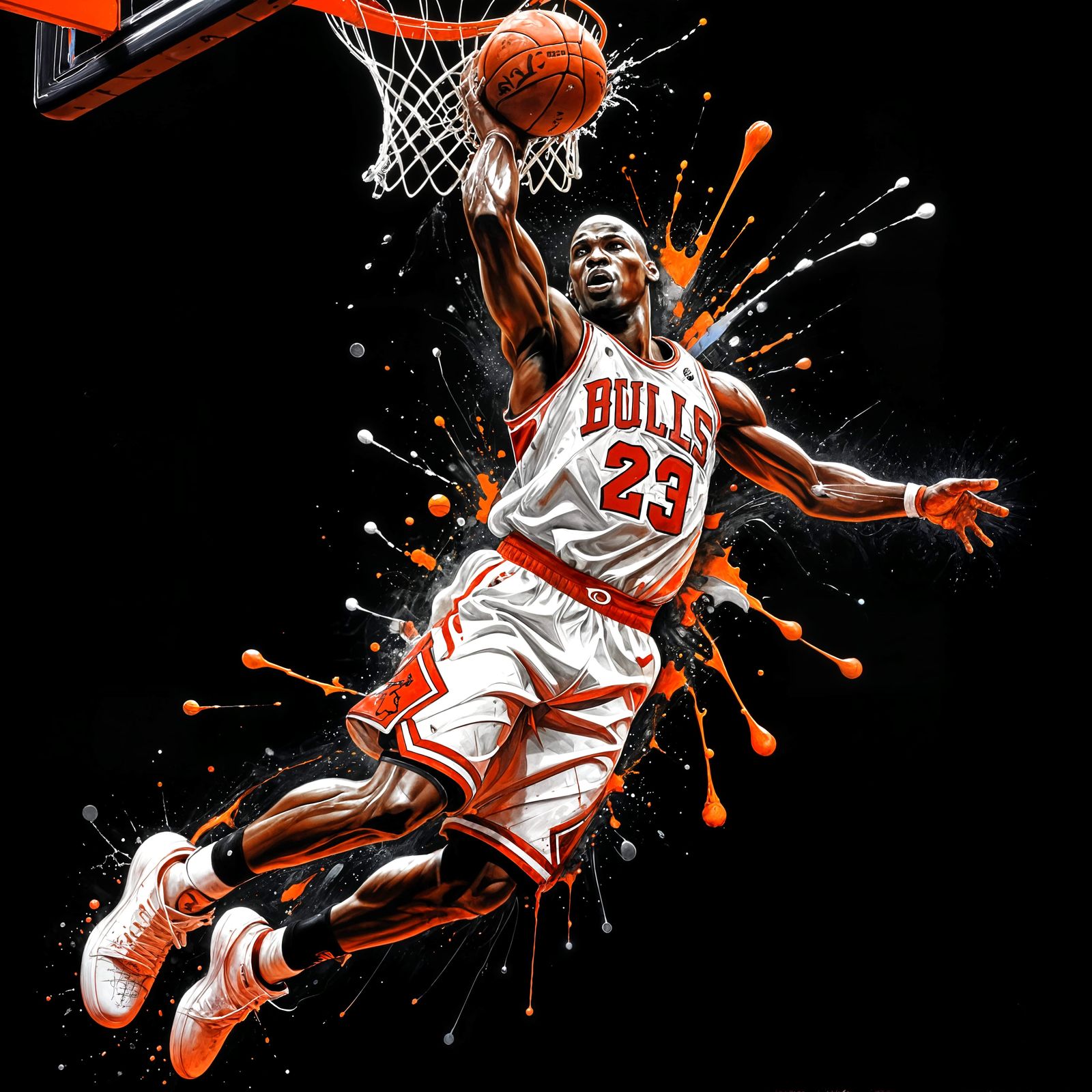 Michael Jordan- Daily challenge #999 - NightCafe