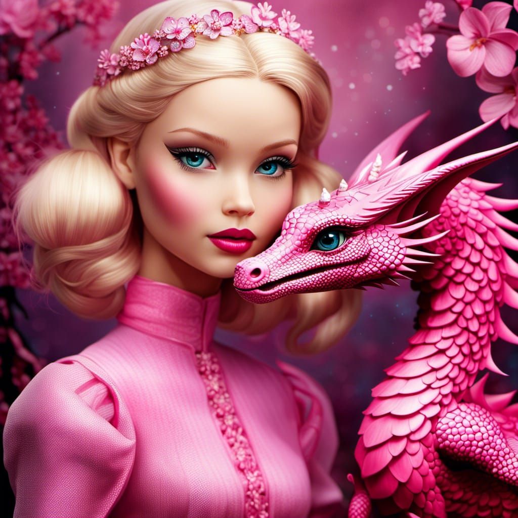 Dragon Barbie - AI Generated Artwork - NightCafe Creator