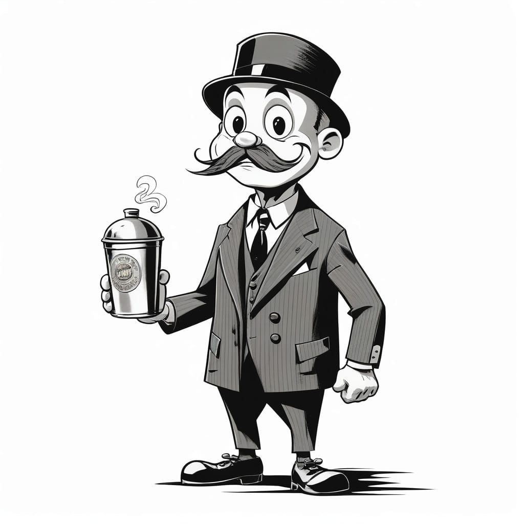 1920s garbage cartoon character - Vintage Cartoon Garbage...