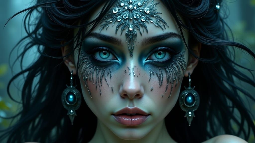 The face of a Dark Valkyrie - Dark Angel's Captivating Enigm...