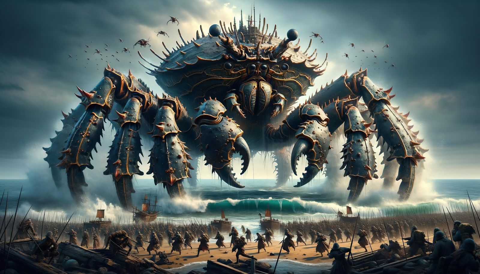 DND Series: Greater Siege Crab (Monster) - AI Generated Artwork ...