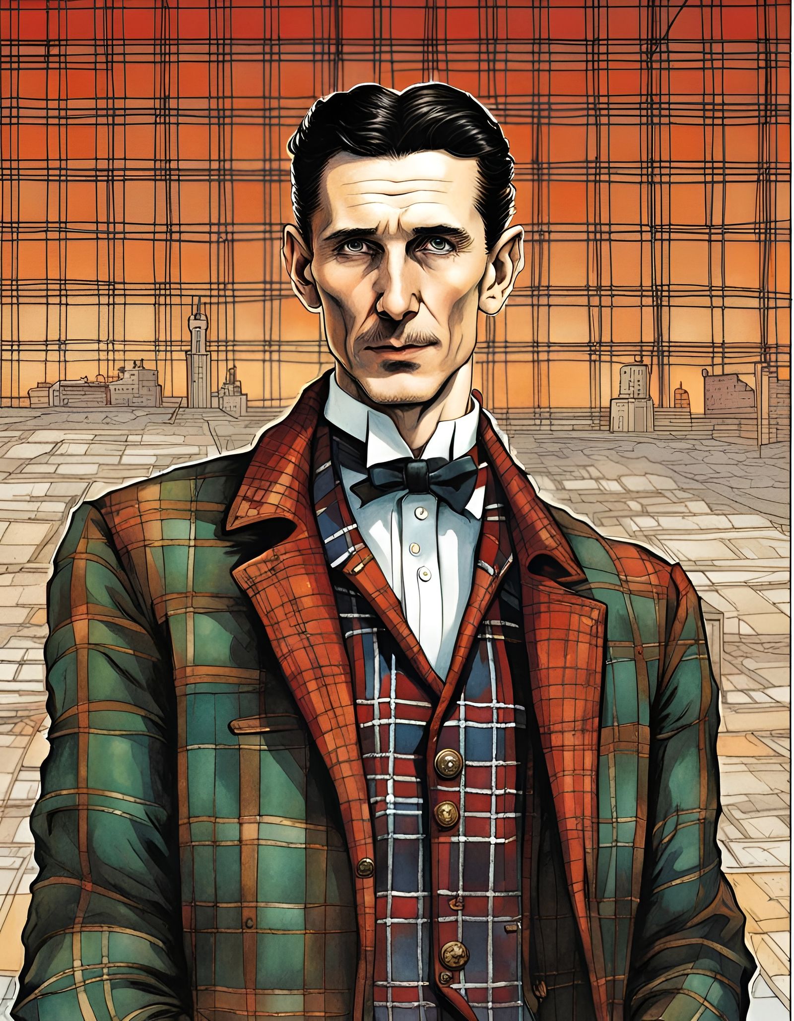 The original Tesla plaid. - AI Generated Artwork - NightCafe Creator