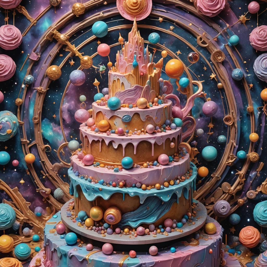 Cake Sculpture - AI Generated Artwork - NightCafe Creator
