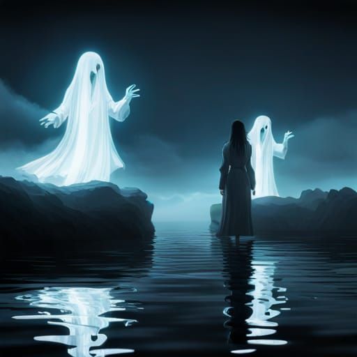 Sea Ghosts - AI Generated Artwork - NightCafe Creator