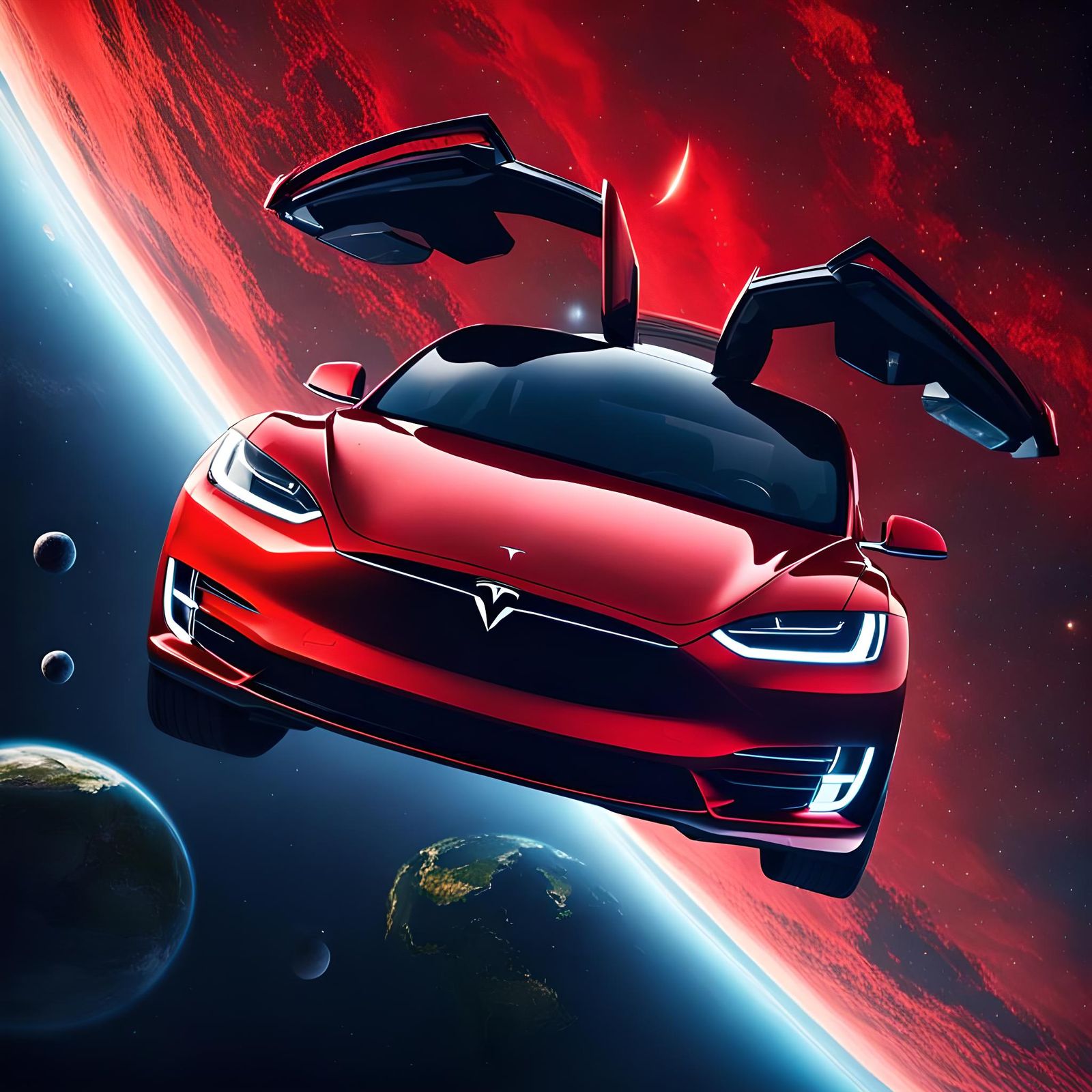 Random Object in Space... - AI Generated Artwork - NightCafe Creator