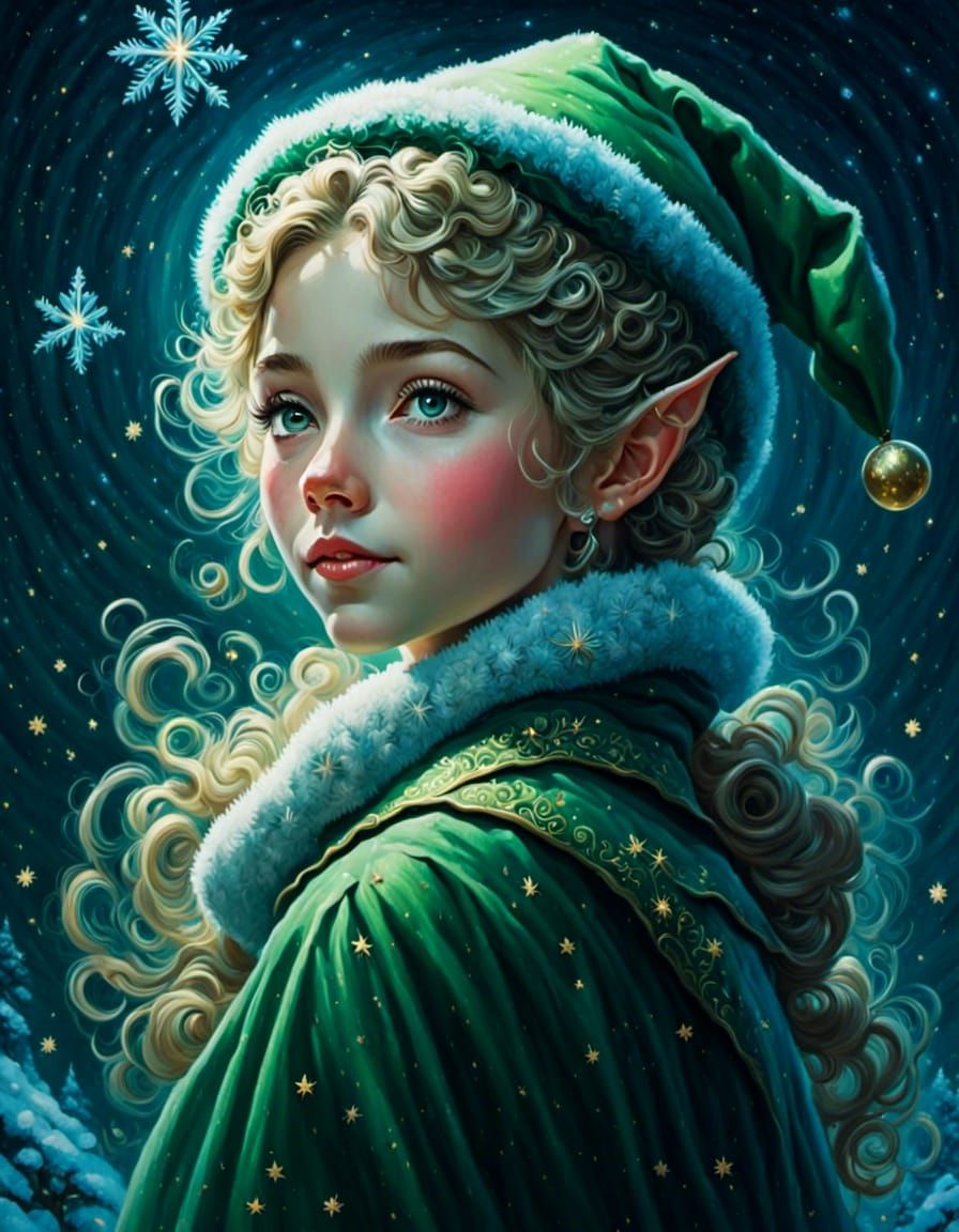 Christmas elf - AI Generated Artwork - NightCafe Creator