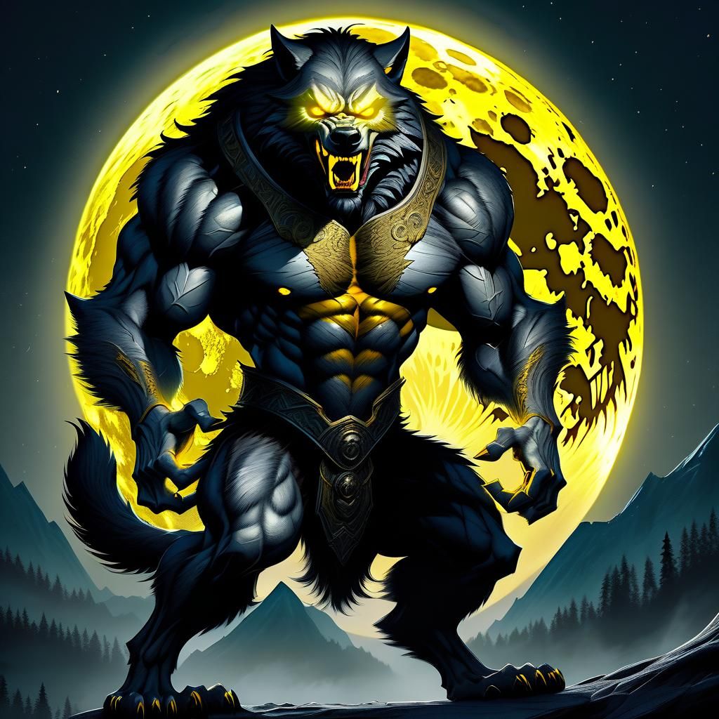 Werewolf - AI Generated Artwork - NightCafe Creator