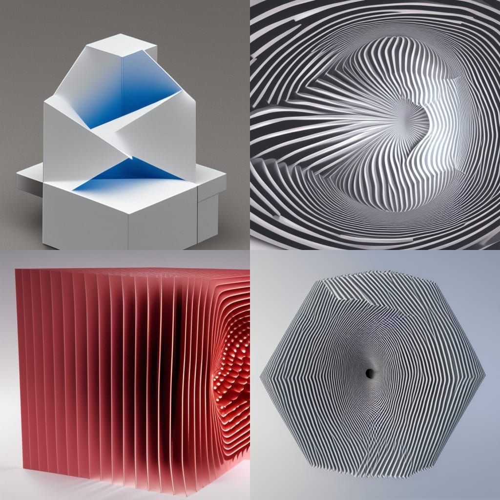 Three-dimensional optical illusions - AI Generated Artwork - NightCafe ...