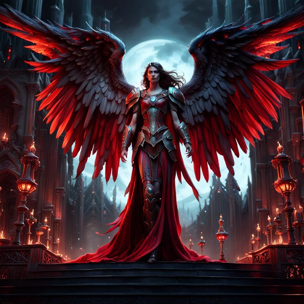 a beautiful fallen angel - AI Generated Artwork - NightCafe Creator