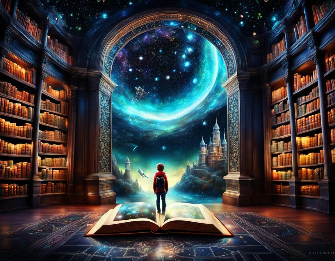 library - AI Generated Artwork - NightCafe Creator