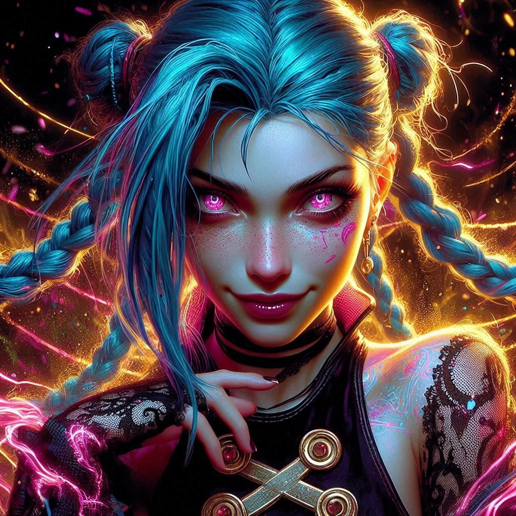 Baeuty of Jinx ♥ x) - AI Generated Artwork - NightCafe Creator