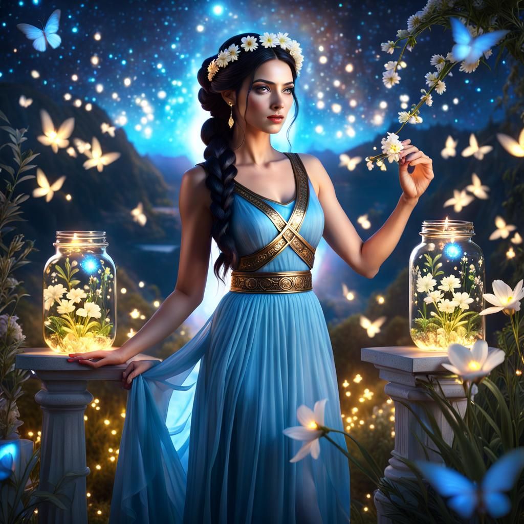 Beautiful Greek Goddess - AI Generated Artwork - NightCafe Creator