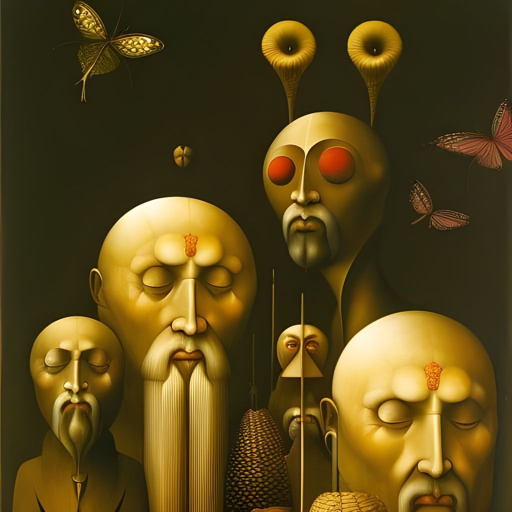 Hieronymus Bosch demons with pointy faces garden of earthly delights ...