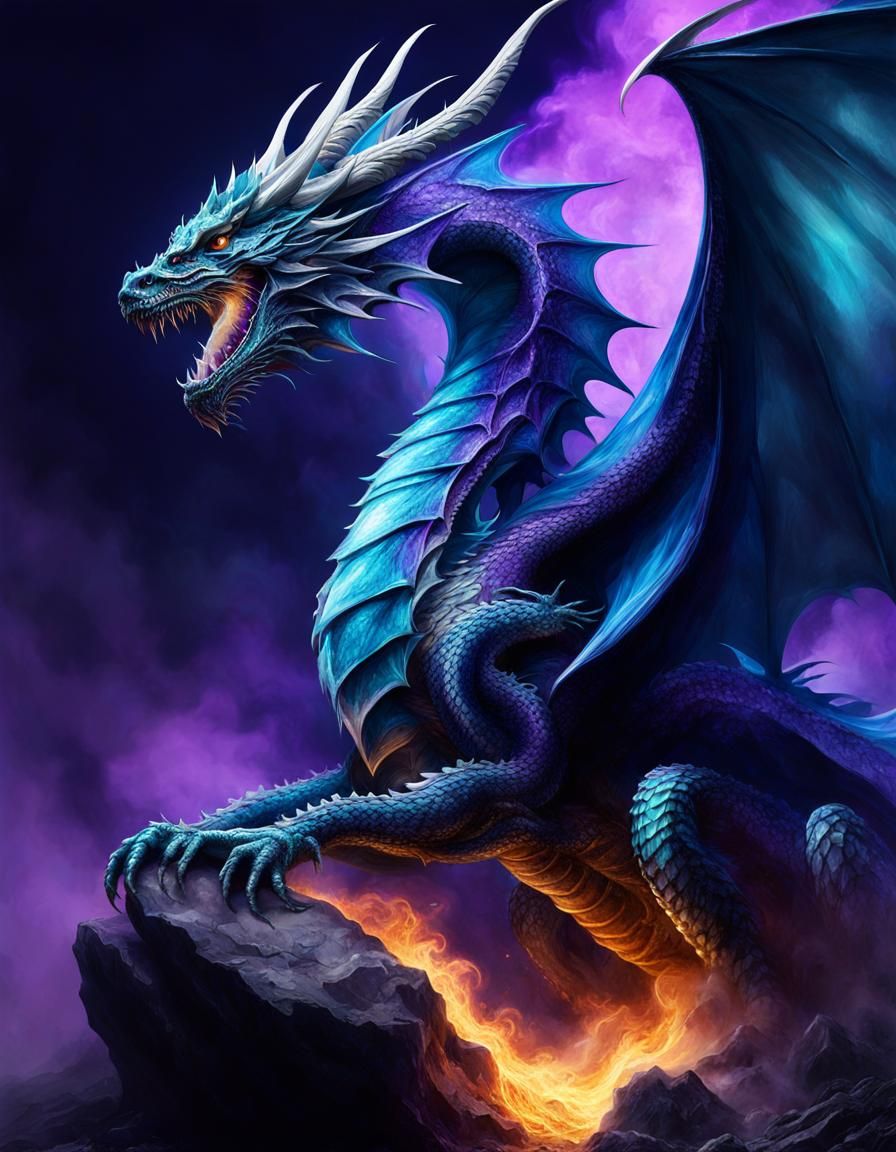 The Mighty Dragon - AI Generated Artwork - NightCafe Creator