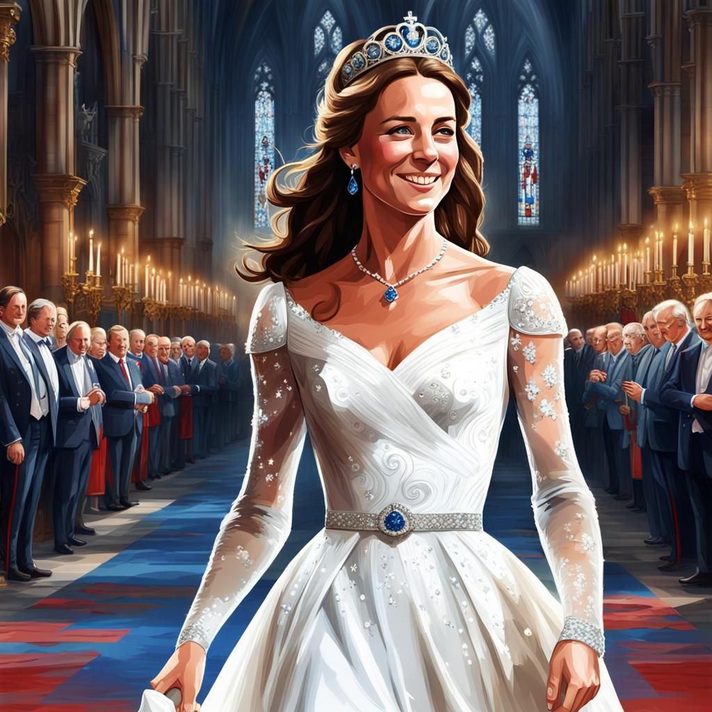 Painting of Princess Kate of Wales - AI Generated Artwork - NightCafe ...