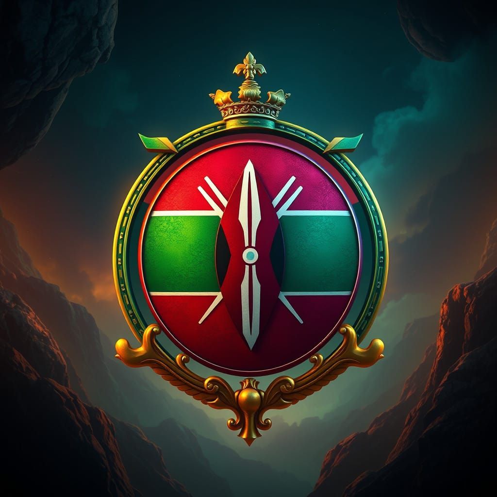 Kenya's Court of arms - Kenyan Coat of Arms Fantasy Concept...