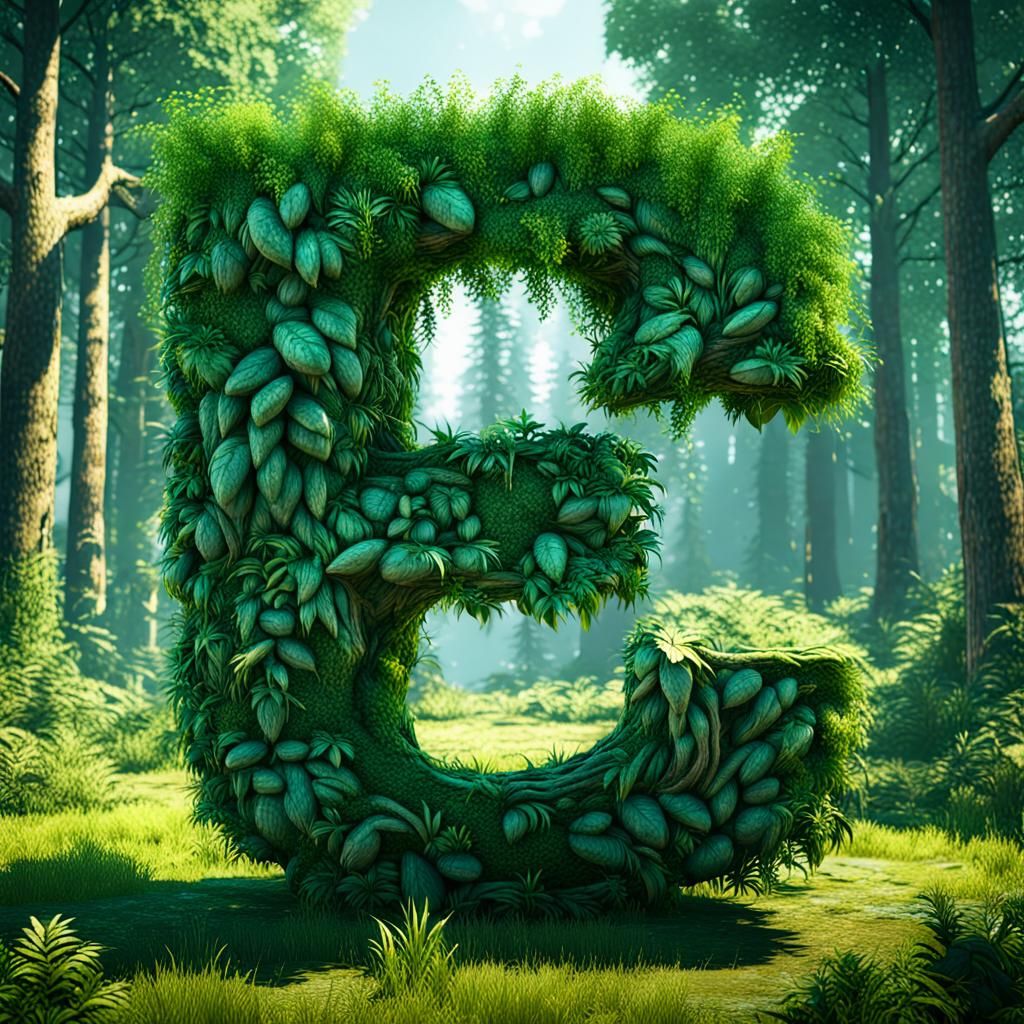 E for environment. Love nature. - AI Generated Artwork - NightCafe Creator