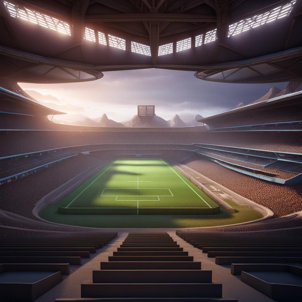 Nrl footy field - AI Generated Artwork - NightCafe Creator