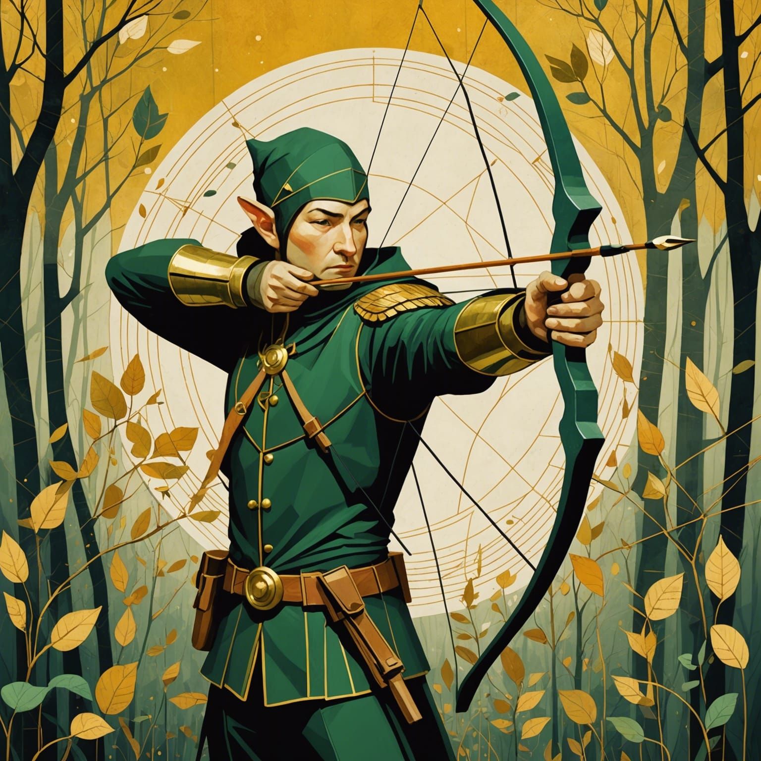 Archery ROBIN HOOD - AI Generated Artwork - NightCafe Creator