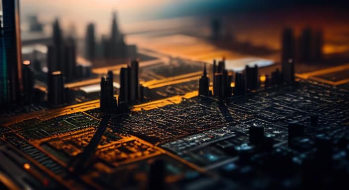 Cityscape with Biopunk Elements , [ cityscape where biopunk and ...